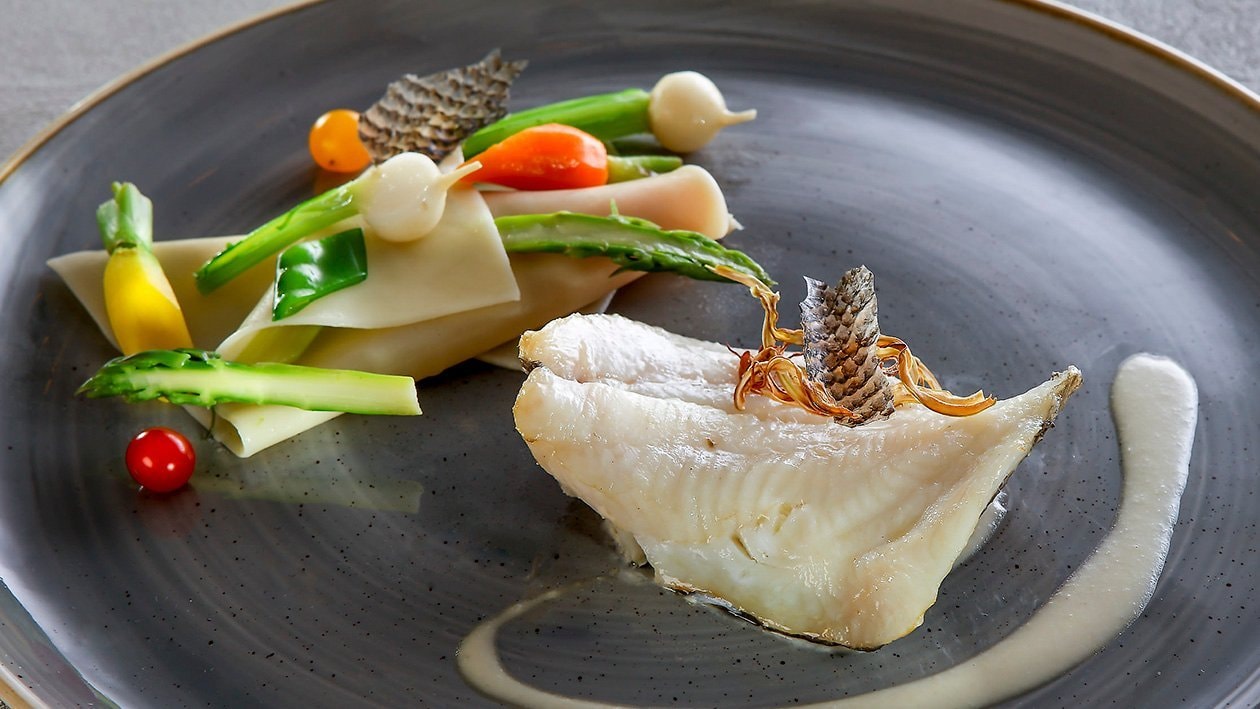 Piotrosz w fenkułowym sosie z białą czekoladą - Przepis